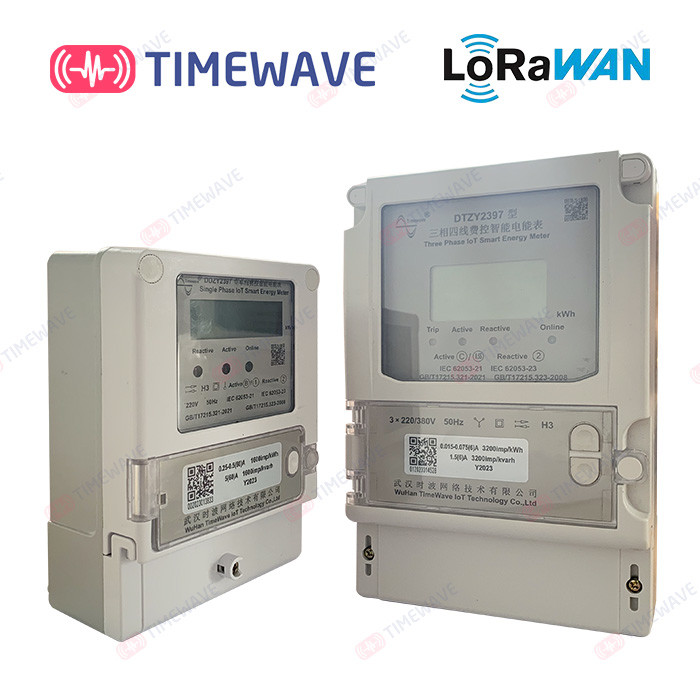 Lorawanスマートなエネルギー メートルの無線三相メートルのデジタル力メートル3段階Wifiは電気メートルを可能にした